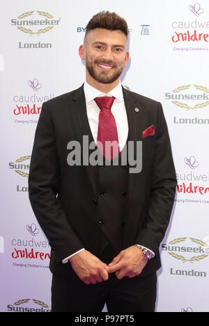 Jake Quickenden attends The Caudwell Children Butterfly Ball at ...