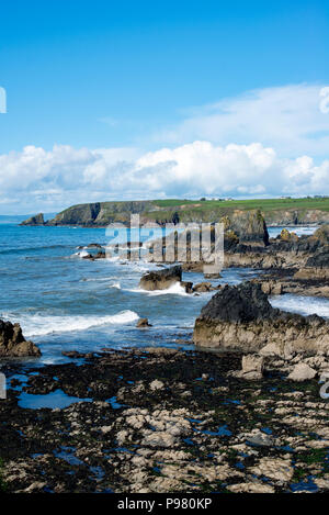 Bunmahon Cliffs on the Copper coast Road Stock Photo - Alamy