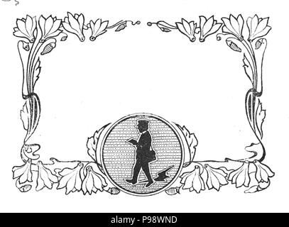 Old ilustrations from the 1900s. Art Nouveau style Stock Photo - Alamy