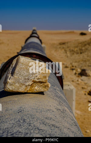 Water pipeline in Namib Desert east of Swakopmund Namibia Stock Photo ...
