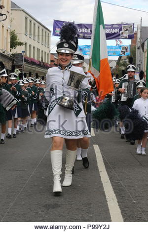 Fleadh Cheoil parade in Sligo, Ireland, on the last day of the Irish ...