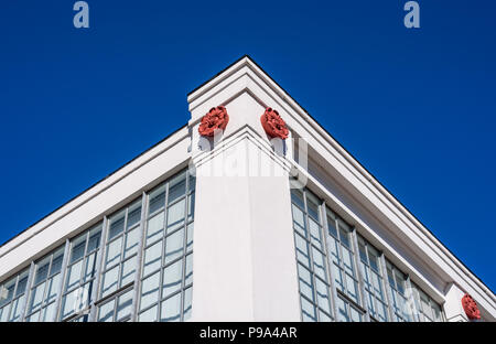 Detail of he Matchworks, a former match factory on Speke Road, Garston ...