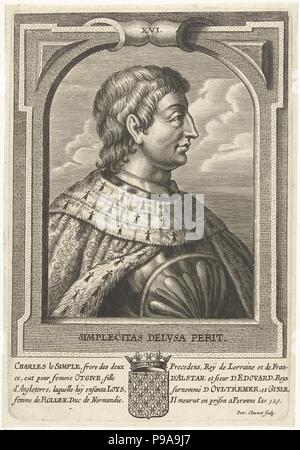 CHARLES III LE SIMPLE king of France Date: 879 - 929 Stock Photo - Alamy