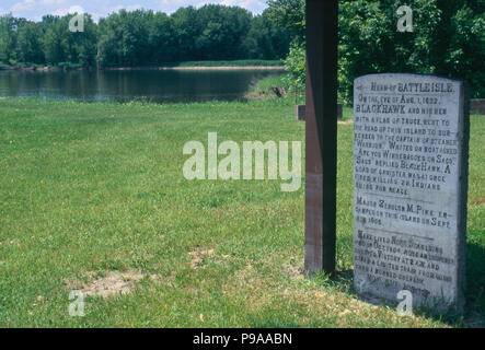 Black Hawk War skirmish marker on the Black Hawk Trail leading to Bad ...