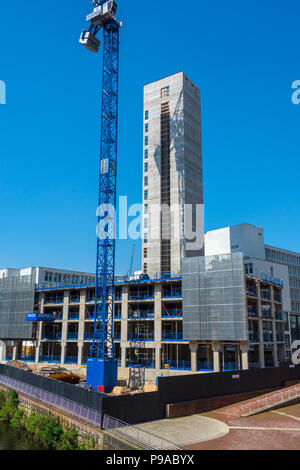 The Affinity Living Riverside apartment block under construction ...