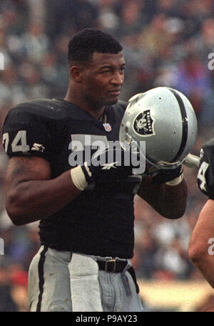 Oakland, California, USA. 10th Dec, 1995. Oakland Raiders vs ...