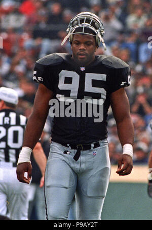 Oakland, California, USA. 10th Dec, 1995. Oakland Raiders vs ...