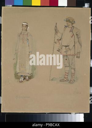 Costume design for the opera "Snow Maiden" by N. Rimsky-Korsakov ...
