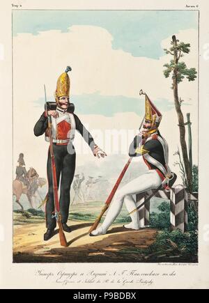 Russian Life-Guards Regiment under command of Count Ostermann-Tolstoy ...
