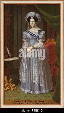 Portrait of Maria Cristina of Naples and Sicily (1779-1849). fourth ...