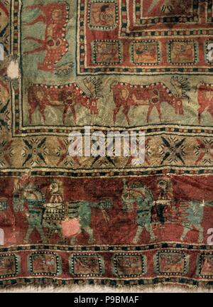 Pile Carpet. Museum: State Hermitage, St. Petersburg Stock Photo - Alamy