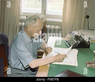 MIKHAIL SHOLOKHOV Russian author 1905 to 1984 here in 1943 Stock Photo ...