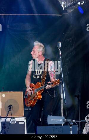Delray Rockets Coleford Music festival Stock Photo - Alamy
