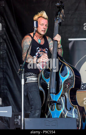 Delray Rockets Coleford Music festival Stock Photo - Alamy