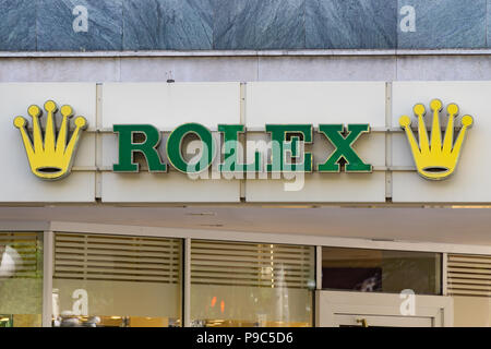 Wiesbaden, Germany - June 03 2018: FIELMANN logo on a facade. Fielmann ...