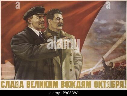 Stalin poster, Glory to the great Stalin!, 1938, Soviet propaganda ...