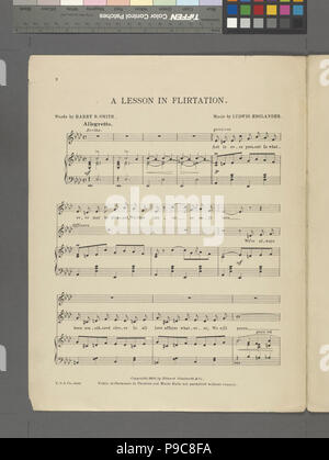 A lesson in flirtation Stock Photo - Alamy