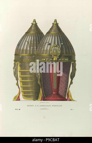 Helmet of Alexander Nevsky. From the Antiquities of the Russian State ...
