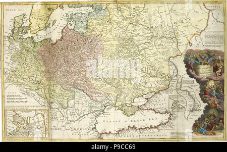 Map of Muscovy. Museum: PRIVATE COLLECTION Stock Photo - Alamy