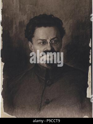 LEON TROTSKY (1879-1940) as Soviet Commissar for War makes a rousing ...