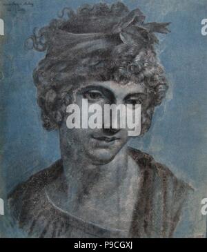 Olympe de Gouges. Museum: Musee du Louvre, Paris Stock Photo - Alamy