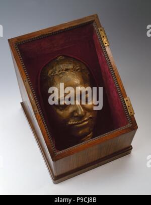 Death mask of Russian tsar Peter the Great seen at the State Historical ...
