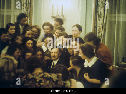 Adolf Hitler 1889-1945. German politician and the leader of the Nazi ...