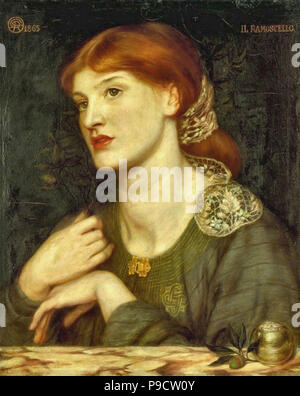 Dante Gabriel Rossetti - IL Ramoscello 1865 Stock Photo - Alamy
