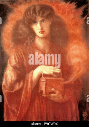 'Pandora' by Dante Gabriel Rossetti is a famous Pre-Raphaelite painting ...
