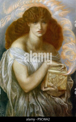 'Pandora' by Dante Gabriel Rossetti is a famous Pre-Raphaelite painting ...