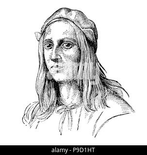 Sketches of the Italian painter and architect Raphael, Raffael da ...