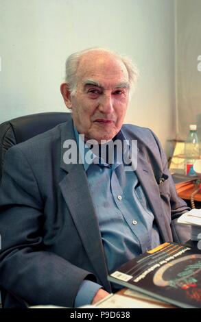 Russian theoretical physicist, astrophysicist Vitaly L. Ginzburg ...