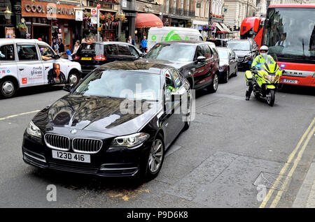 Diplomatic Protection Police Car, London, Sunday, April 11, 2010 Stock ...