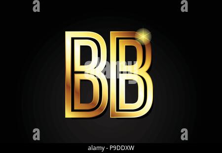letter bb b b alphabet combination logo icon design with green and ...