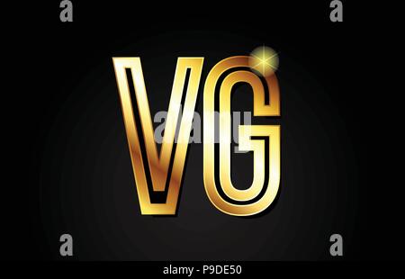 Design of alphabet letter combination vg v g silver grey metal metallic ...