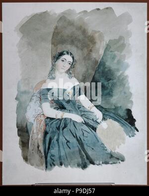 Portrait of Leonilla Ivanovna Baryatinskaya, Princess zu Sayn ...