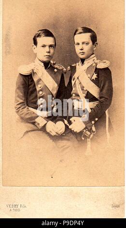 Grand Dukes Alexander Alexandrovich and Vladimir Alexandrovich of ...