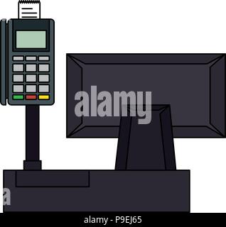 register machine with voucher Stock Vector Image & Art - Alamy