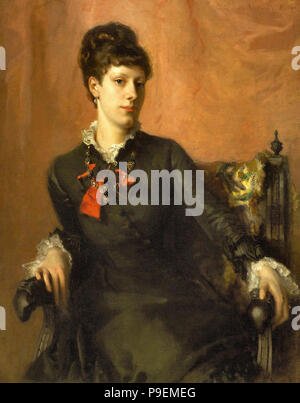 Miss Frances Sherborne Ridley Watts 1877 by John Singer Sargent Stock ...