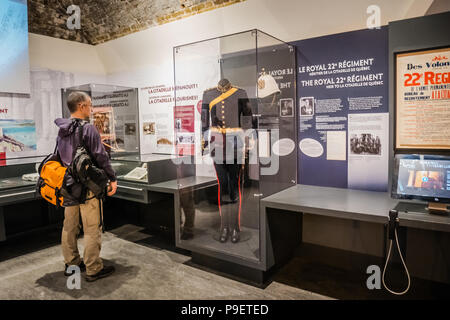 active military base citadelle quebec city canada Stock Photo - Alamy