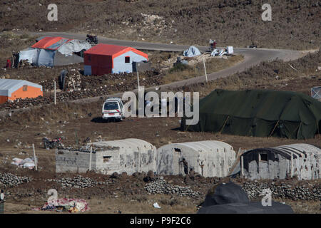 Golan Heights. 17th July, 2018. Members of the United Nations Truce ...