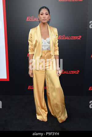 Lex Scott Davis arrives at the premiere of "Suits LA" on Thursday, Feb ...