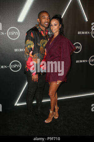 Orlando Scandrick and Draya Michele at the 2018 ESPY Awards held at the ...