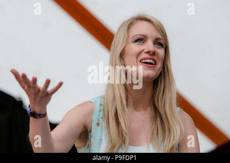 Comedian Rachel Parris performs on day 3 during the 2019 Latitude ...
