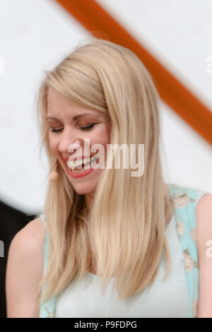 Comedian Rachel Parris performs on day 3 during the 2019 Latitude ...