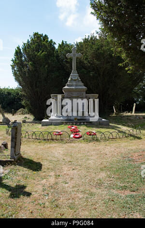St. Edmund`s Church, with poppy wreaths laid out for Remembrance Day ...
