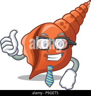 Businessman exotic shell character cartoon Stock Vector Image & Art - Alamy