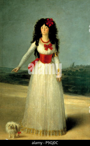 Francisco de Goya - The Duchess of Alba 1797 Stock Photo - Alamy