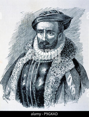 Álvaro de Mendaña y Neira Stock Photo - Alamy
