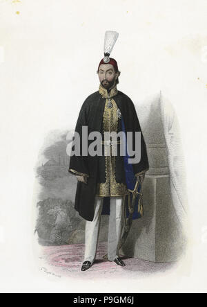 Abdulmecit I (1823-1861). Ottoman Sultan (1839-1861 Stock Photo ...